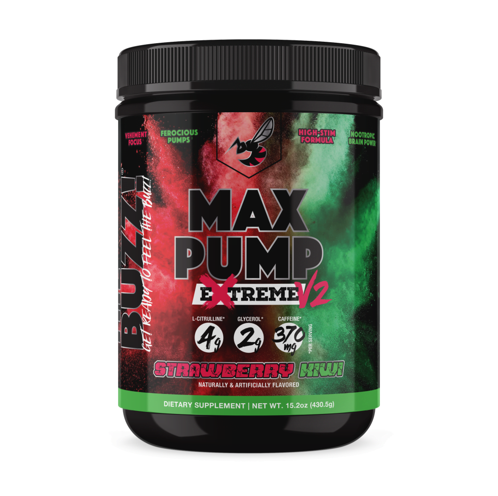 THE BUZZ! MAX PUMP EXTREME V2 - 414grams - Supplements Chester