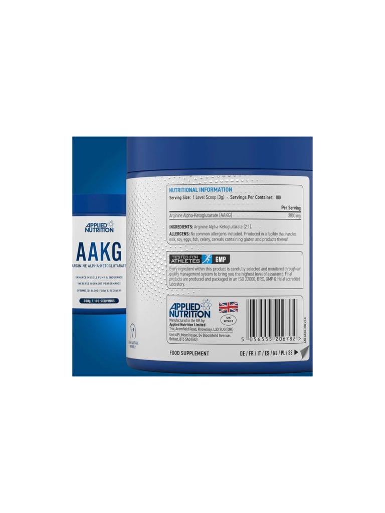 Applied Nutrition AAKG 300g - Supplements Chester